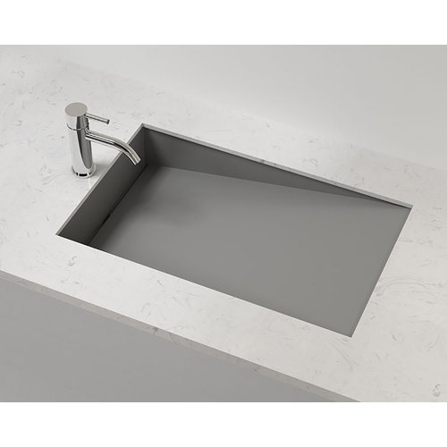 Badeloft 16.1'' Stone Rectangular Undermount Bathroom Sink | Wayfair